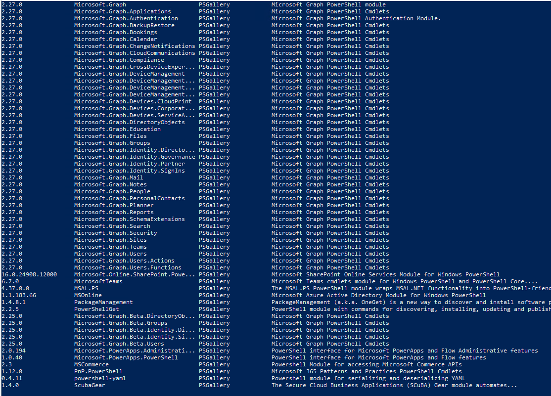Function Get-MgDirectoryRoleMemberAsDevice cannot be created because function capacity 4096 has ...